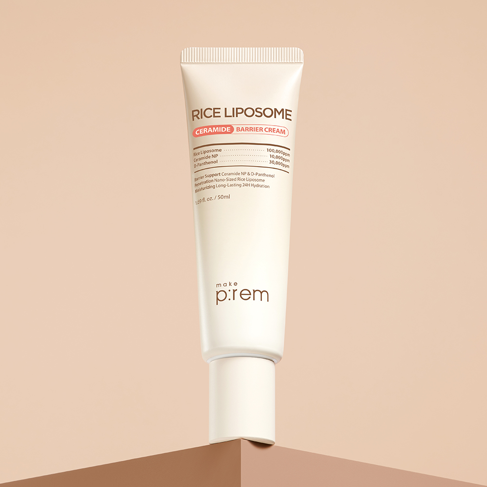makep:rem RICE LIPOSOME Ceramide Barrier Cream | Hwahae Global