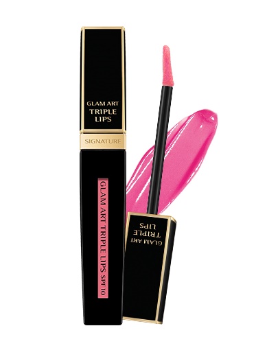MISSHA [Signature] Glam Art Triple Lips [SPF10] [TPK01 Mambo Pink ...