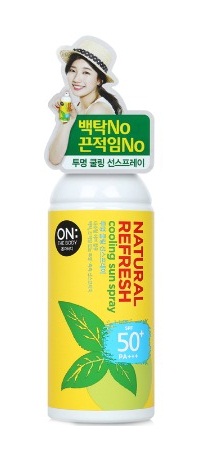 ON:THEBODY Natural Refresh Sun Spray [SPF50+/PA+++] | ingredients