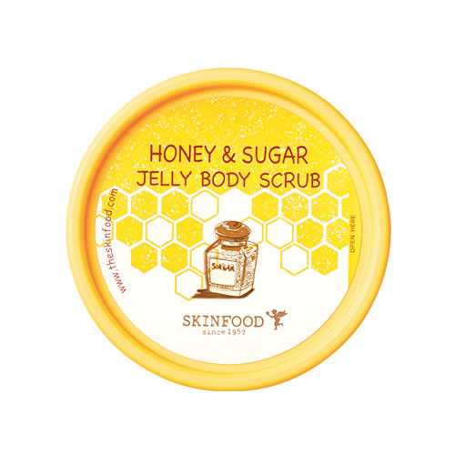 Sucrose Body Scrub | Moisturizing | SKINFOOD Honey & Sugar Jelly Body Scrub