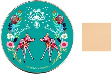 ISAKNOX Micro foam cushion [SPF50+/PA+++] [No. 21] (Bambi Collection ...