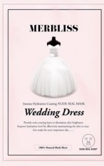 MERBLISS Wedding Dress Moisture Coating Nude Thread Mask | Hwahae Global