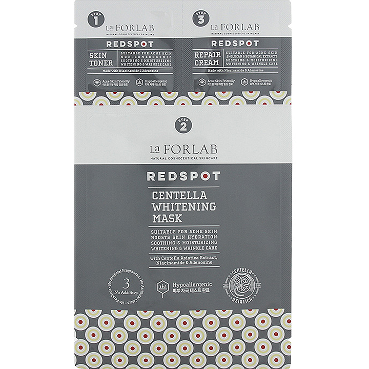 LaFORLAB+ Red Spot Centella Whitening Mask Pack | Hwahae Global