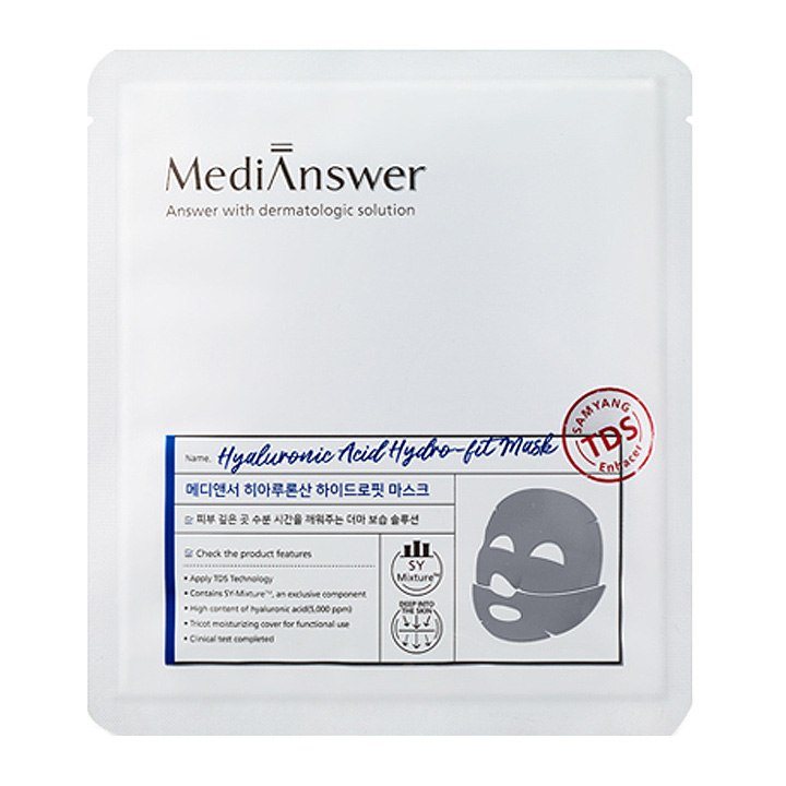 메디앤서 히아루론산 하이드로핏 마스크 제품의 정보 및 후기/리뷰, 성분 그리고 가격, 랭킹, 할인 혜택을 확인하고 구매해 보세요