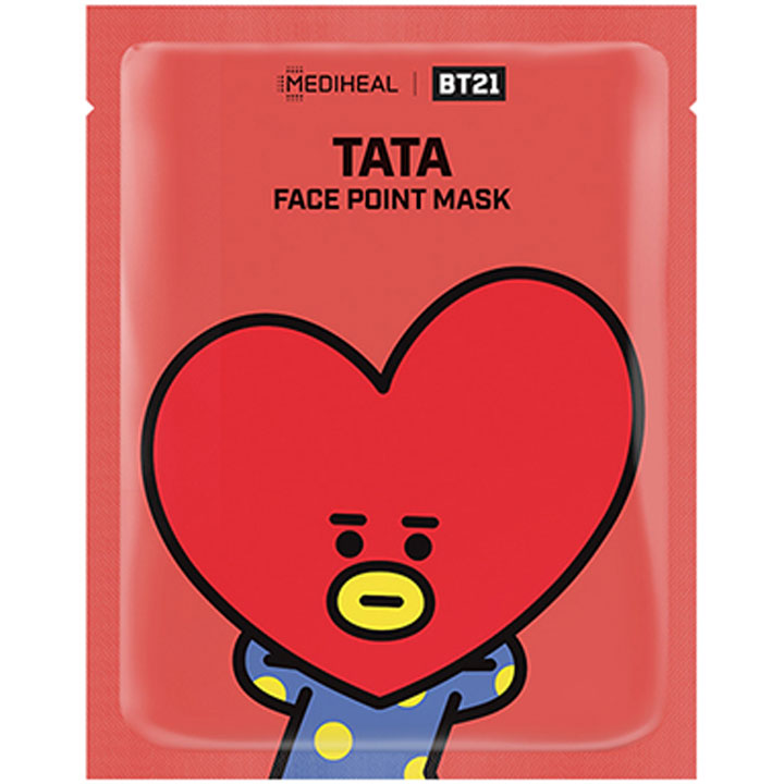 Aqua Targeted Face Masks | Moisturizing | MEDIHEAL BT21 Face Point Mask ...