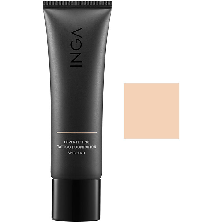 INGA Cover Fitting Tattoo Foundation [SPF35/PA++] [No. 1.5 Light Beige ...