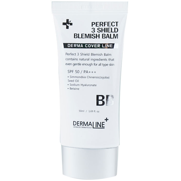 DERMALINE Perfect 3 Shield Blemish Balm [SPF50/PA+++] | Hwahae Global