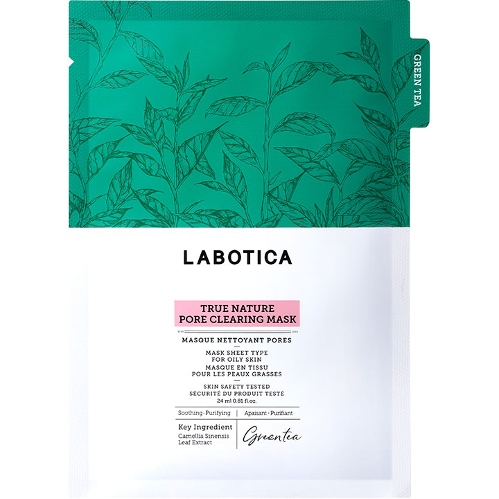 LEADERS Labotica True Nature Pore Clearing Mask [Green Tea] | Hwahae