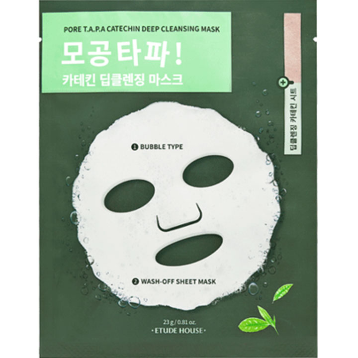 ETUDE Pore Tapping Catechin Deep Cleansing Mask | ingredients