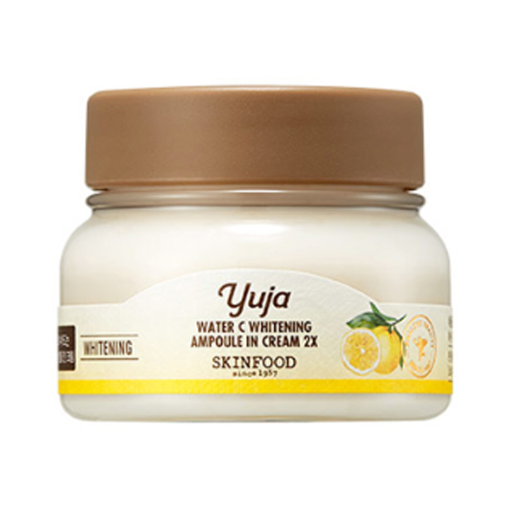 SKINFOOD Yuzu Moisture Seed Whitening Ampoule in Cream 2X | Hwahae Global