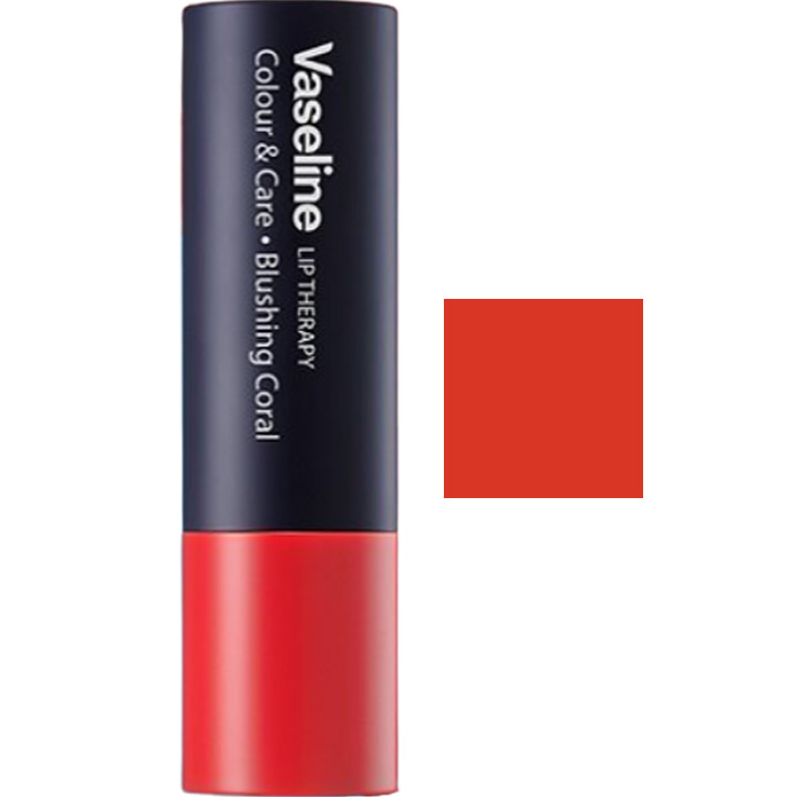 Vaseline (Unilever) Lip Therapy Color & Care Lip Balm [Blushing Coral ...