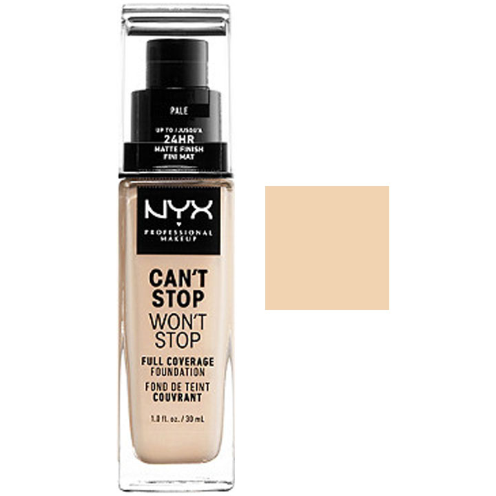 NYX Can’t Stop Want Stop Full Coverage Foundation [Pail] | Hwahae Global