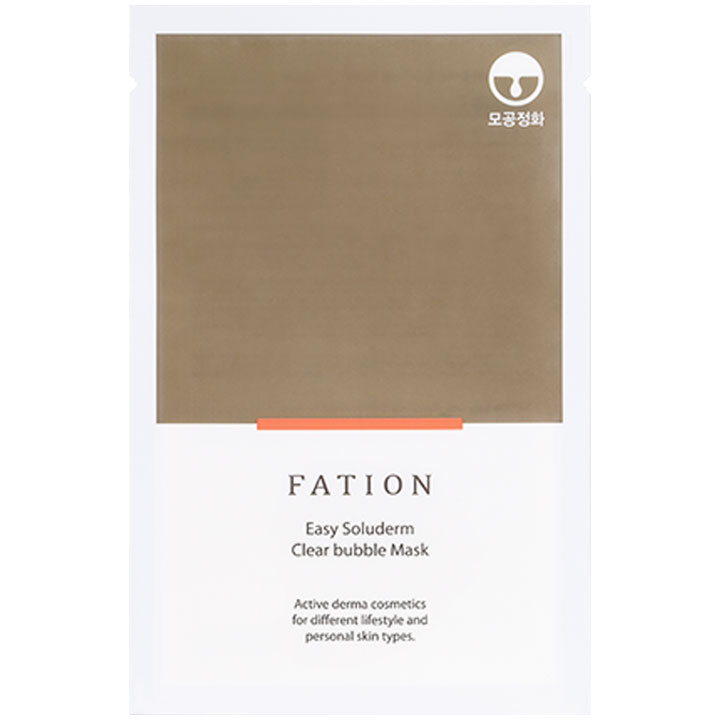 FATION Easy Soluderm Clear Bubble Mask | Hwahae Global