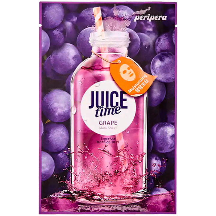 peripera Juice Time Mask Sheet [No. 1 Grape Juice] | Hwahae Global