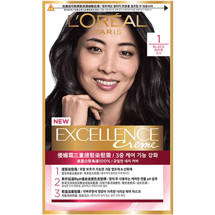L'OREALPARIS Excellence Cream [No.1 Black] | Hwahae Global