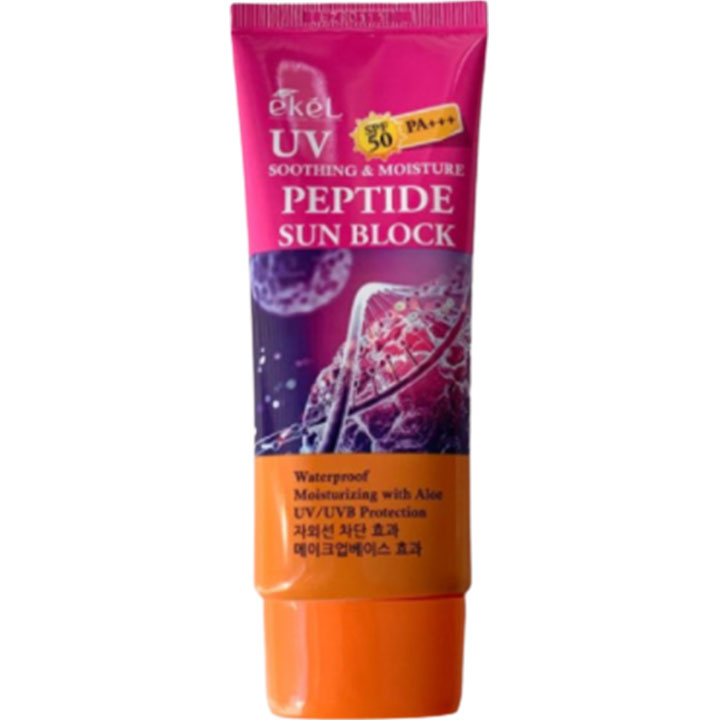 ekel Soothing & Moisture Sun Block [SPF50/PA+++] [Peptide] | Hwahae Global