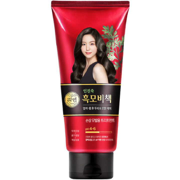 ReEn Heukmobichaek Injin mugwort treatment for damaged hair | ingredients