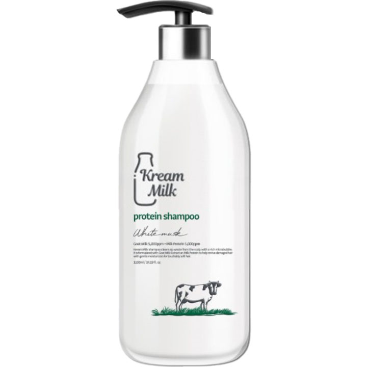 KreamMilk Protein Shampoo [White Musk Fragrance] | Hwahae Global