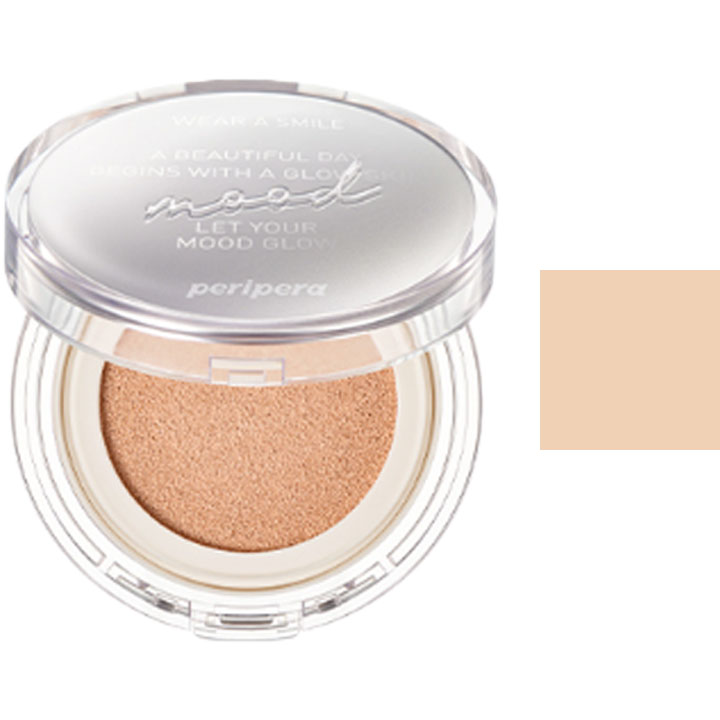 peripera Mood Vegan Glow Cushion [SPF50+/PA++++][03 Beige] | Hwahae Global