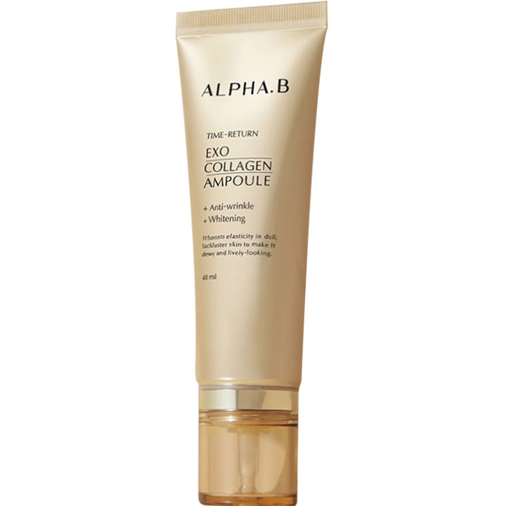 ALPHA.B Time Return Exo Collagen Ampoule | Ingredients & Benefits
