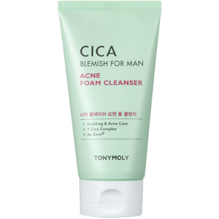 TONYMOLY Dermalab Cica Blemish For Men Acne Foam Cleanser | ingredients