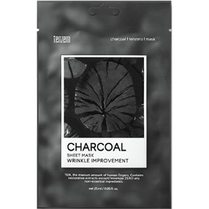 tenzero Sheet Mask [Charcoal] | Hwahae Global