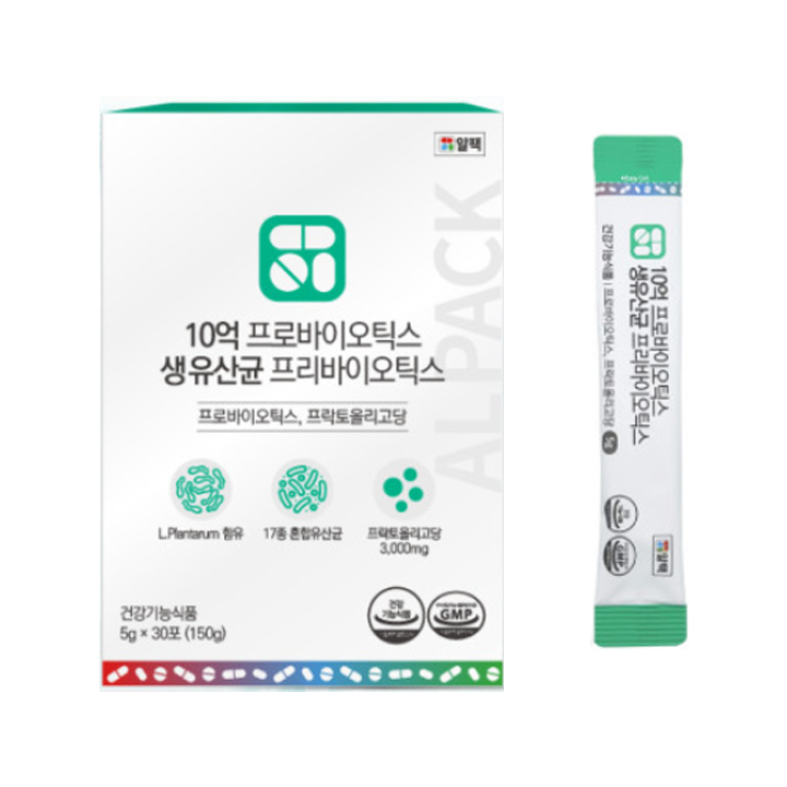ALPACK 1 billion probiotics, live lactic acid bacteria, prebiotics ...