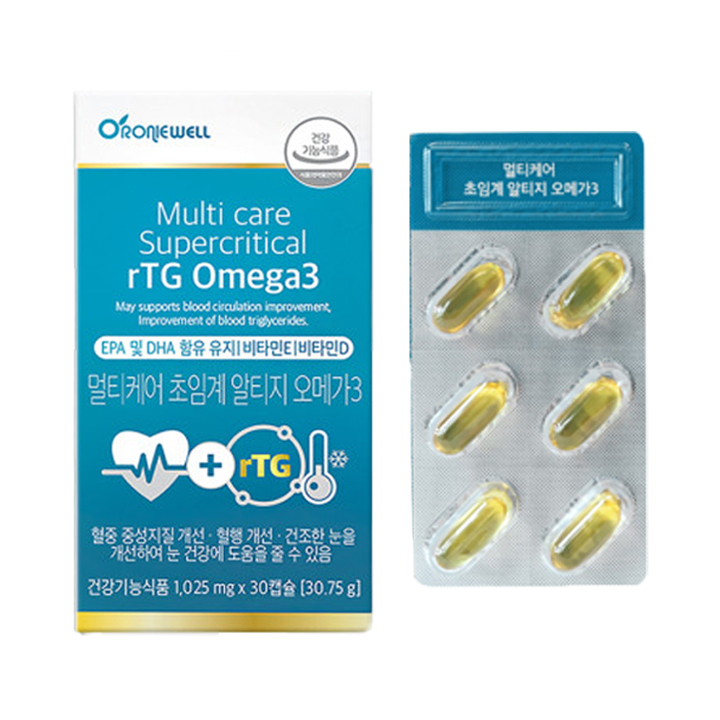 ORONIEWELL Multicare Supercritical Altige rTG Omega 3 | Hwahae Global
