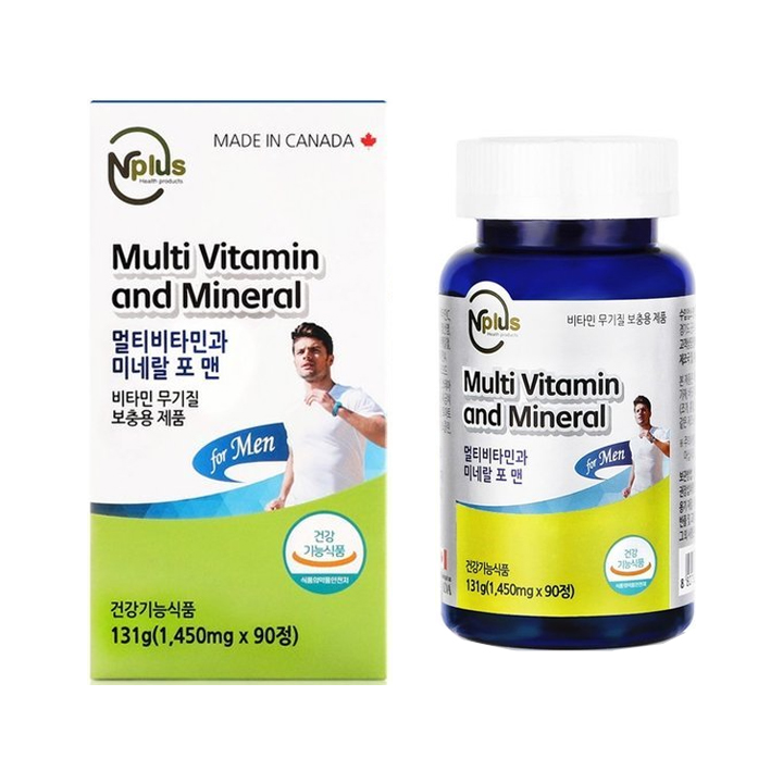Nplus Multivitamins and Minerals for Men | Hwahae Global