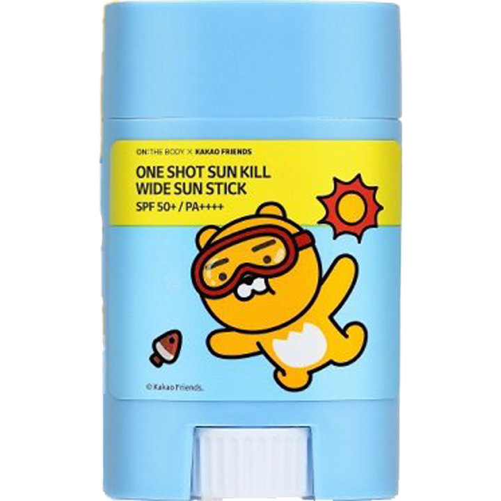 ON:THEBODY Kakao Friends Edition One Shot Sunkill Wide Sun Stick [SPF50 ...