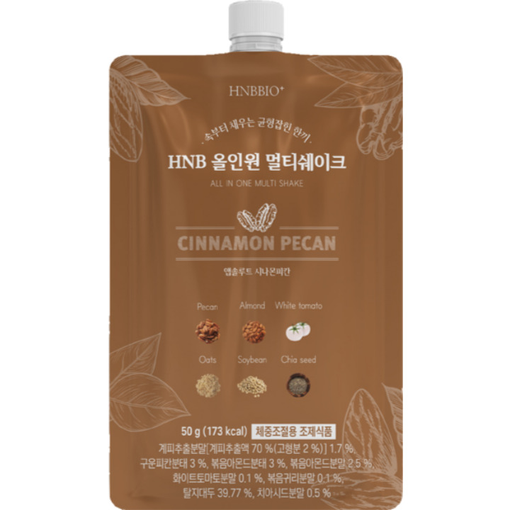 HNBBIO All-in-one Multi Shake Absolute [Cinnamon Pecan] | Hwahae Global