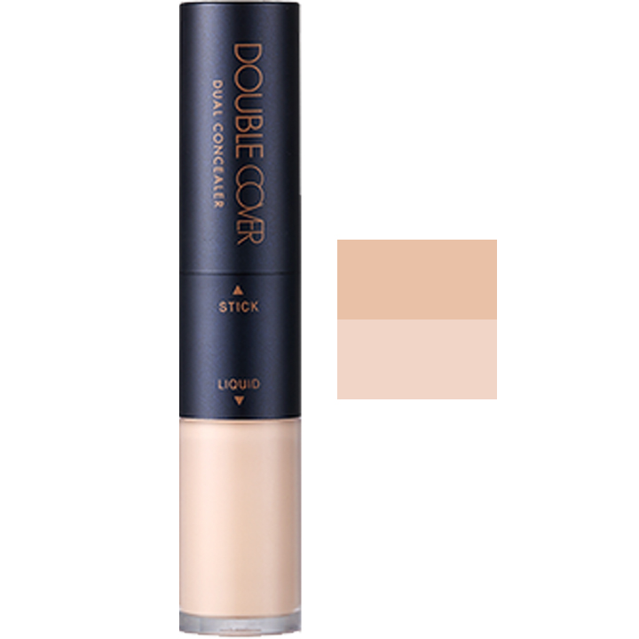 TONYMOLY Double Cover Dual Concealer [01 Light Beige] | Hwahae Global