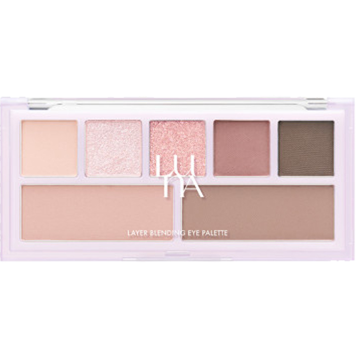 LUNA Layer Blending Eye Palette [No.2 Mauve Depth] | Hwahae Global