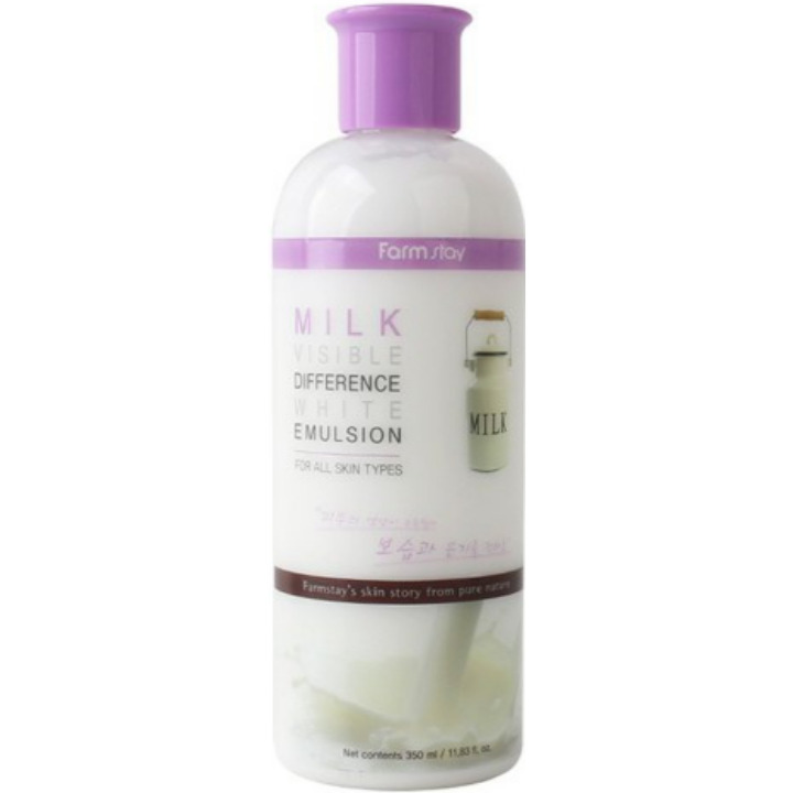 Farmstay Milk Visible Difference White Emulsion | Hwahae Global