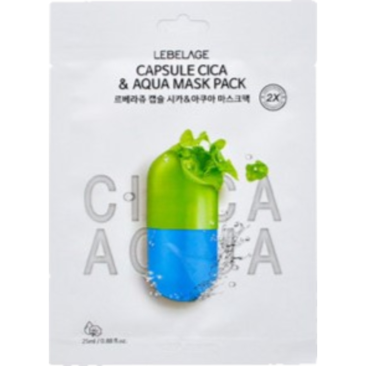 LEBELAGE Doctor Capsule 2X Mask Pack [Cica & Aqua] | Ingredients & Benefits