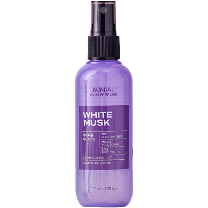 KUNDAL Rich Perfume Body Mist [White Musk] | ingredients