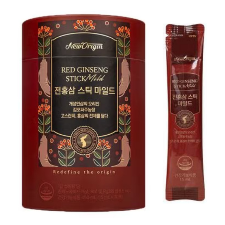 NewOrigin RED GINSENG STICK [Mild] | Ingredients & Benefits