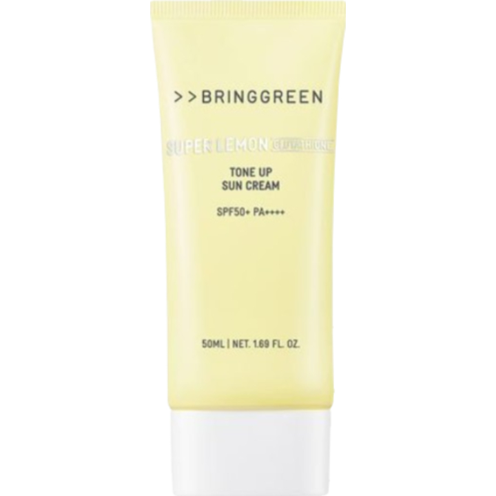 BRINGGREEN SUPER LEMON GLUTATHIONE TONE UP SUN CREAM [SPF50+/PA ...
