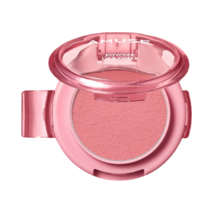 AMUSE Powder Lip & Cheek [07 Rose Girl] | Hwahae Global