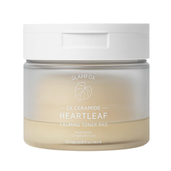 GLAMFOX 5X CERAMIDE HEARTLEAF CALMING TONER PAD | Hwahae Global