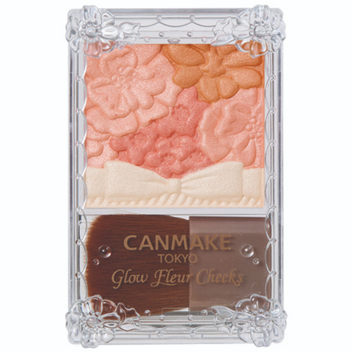 CANMAKE Glow Fleur Cheeks [03 Fairy Orange Fleur] | Hwahae Global