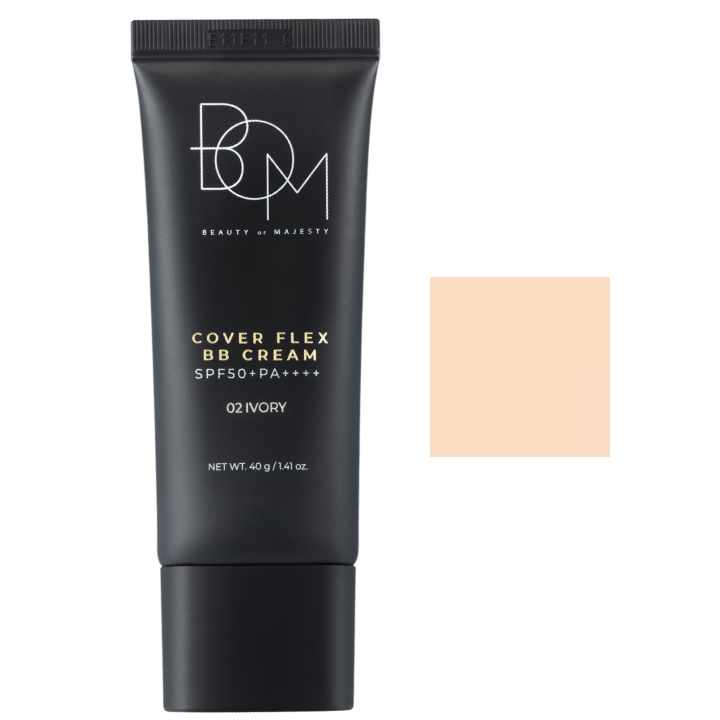 BOM COVER FLEX BB CREAM [SPF50+/PA++++] [02 Ivory] | Hwahae Global