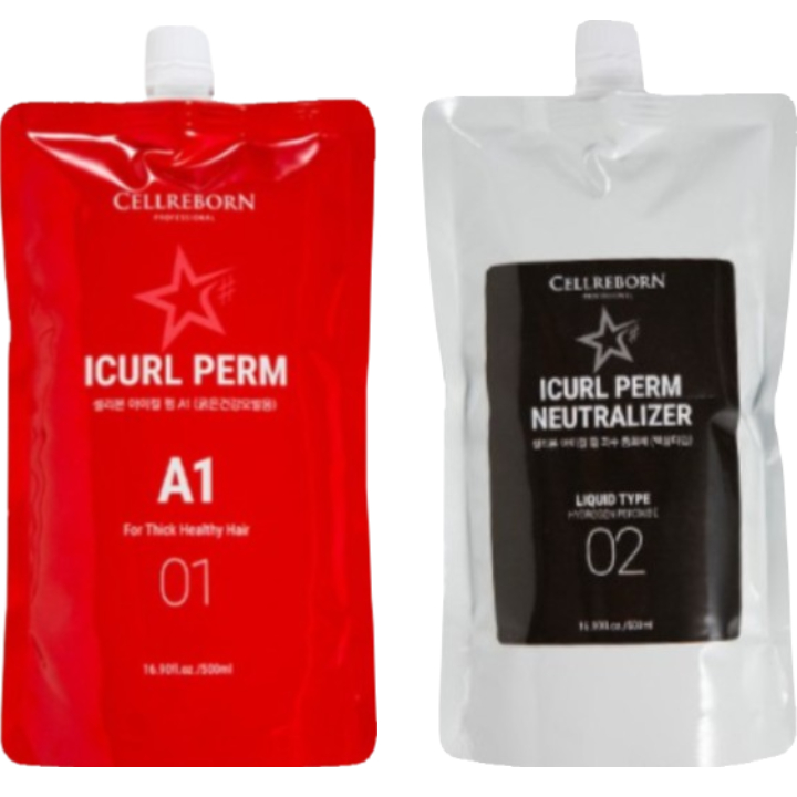 CELLREBORN Icul Perm [A1_For Thick, Healthy Hair/Liquid Type ...