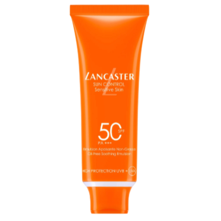 LANCASTER SUN CONTROL Sensitive Skin Oil-Free Soothing Emulsion [SPF50 ...