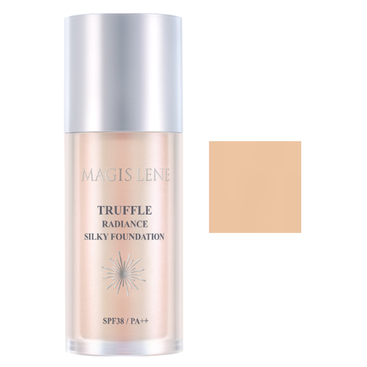 MAGISLENE TRUFFLE RADIANCE SILKY FOUNDATION [SPF38/PA++] [01 Radiant ...