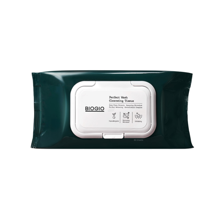 BIOGIO Perfect Wash Cleansing Tissue | Hwahae Global