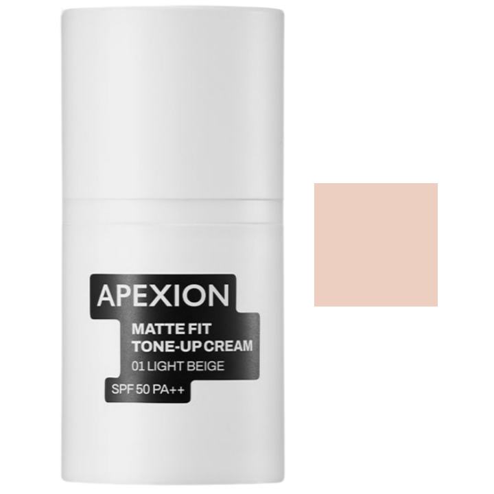 APEXION MATTE FIT TONE-UP CREAM [SPF50/PA++] [01 Light Beige] | Hwahae ...