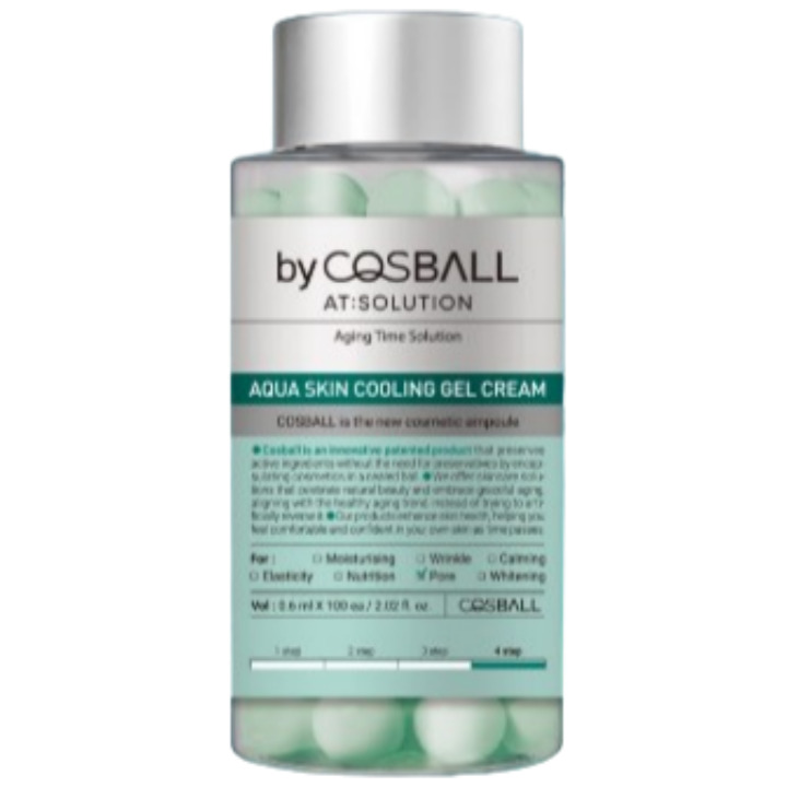 COSBALL AT SOLUTION Aqua Skin Cooling gel Cream | Hwahae Global