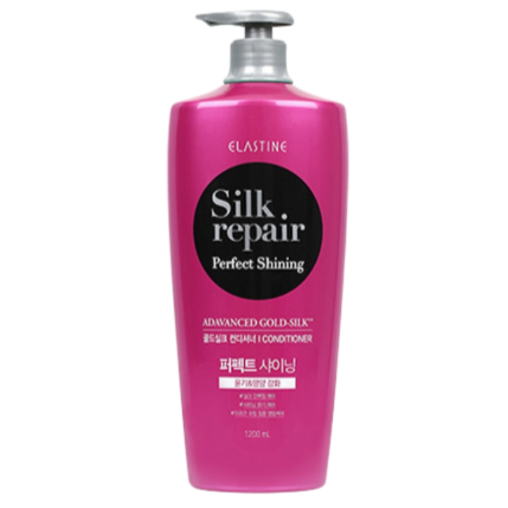 Elastine Silk repair Perfect Shining ADAVANCED GOLD-SILK CONDITIONER ...