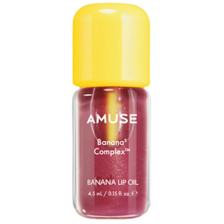 AMUSE Banana Lip Oil [06 Rose Sorbet] | Hwahae Global